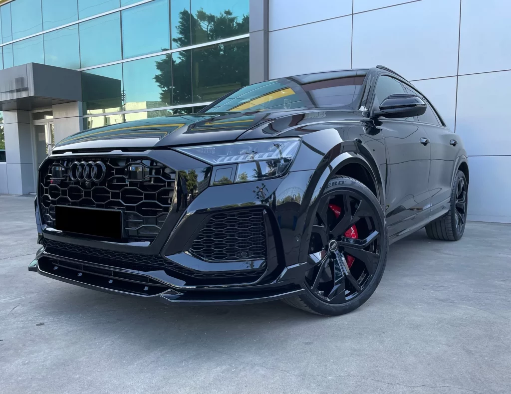KHAN Design Audi RSQ8 Mk1 Front Splitter (2019-) - KHAN Performance